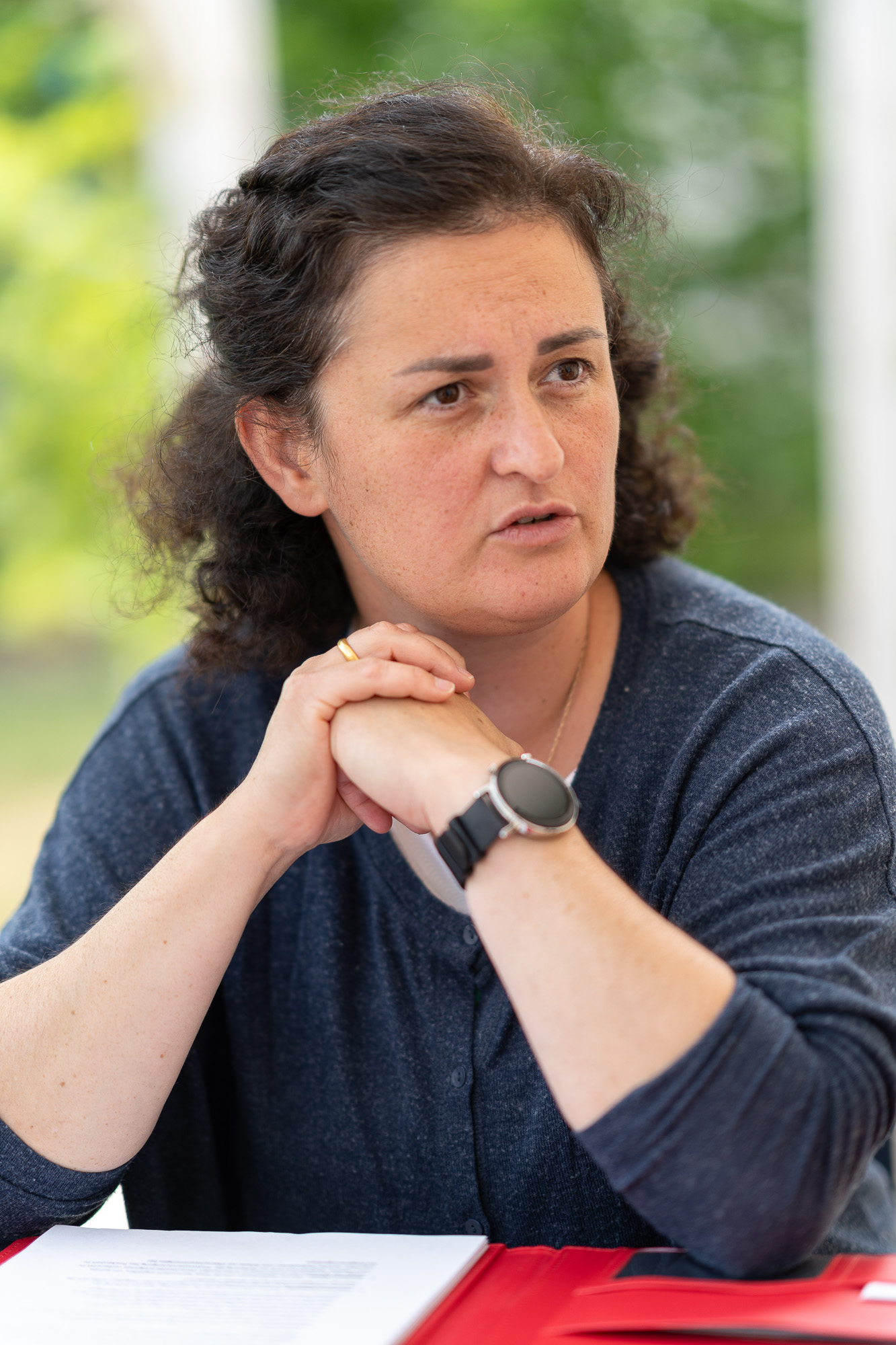 Nel­ly Wascher, Bür­ger­meis­ter­kan­di­da­tin (SPD) im ...